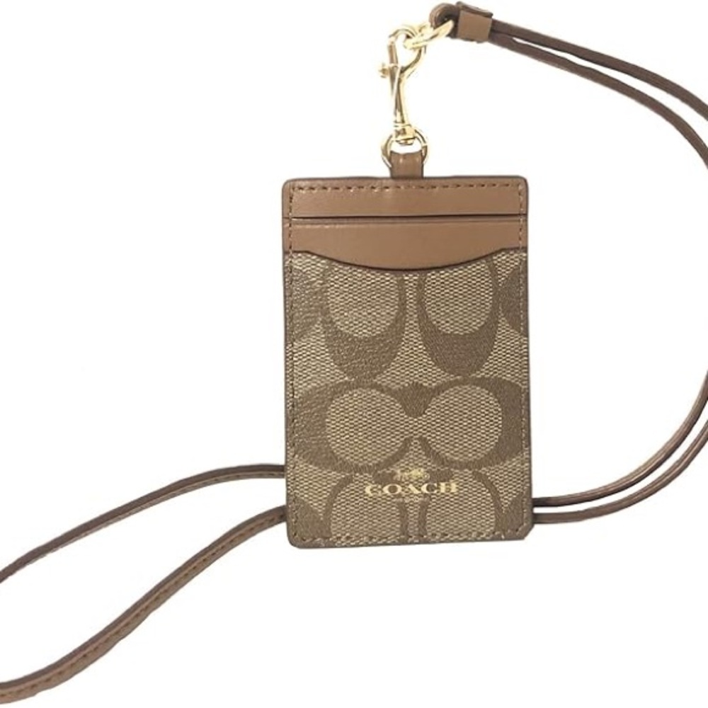 Coach Id Lanyard In Assorted Colors (Signature Canvas… - Gem